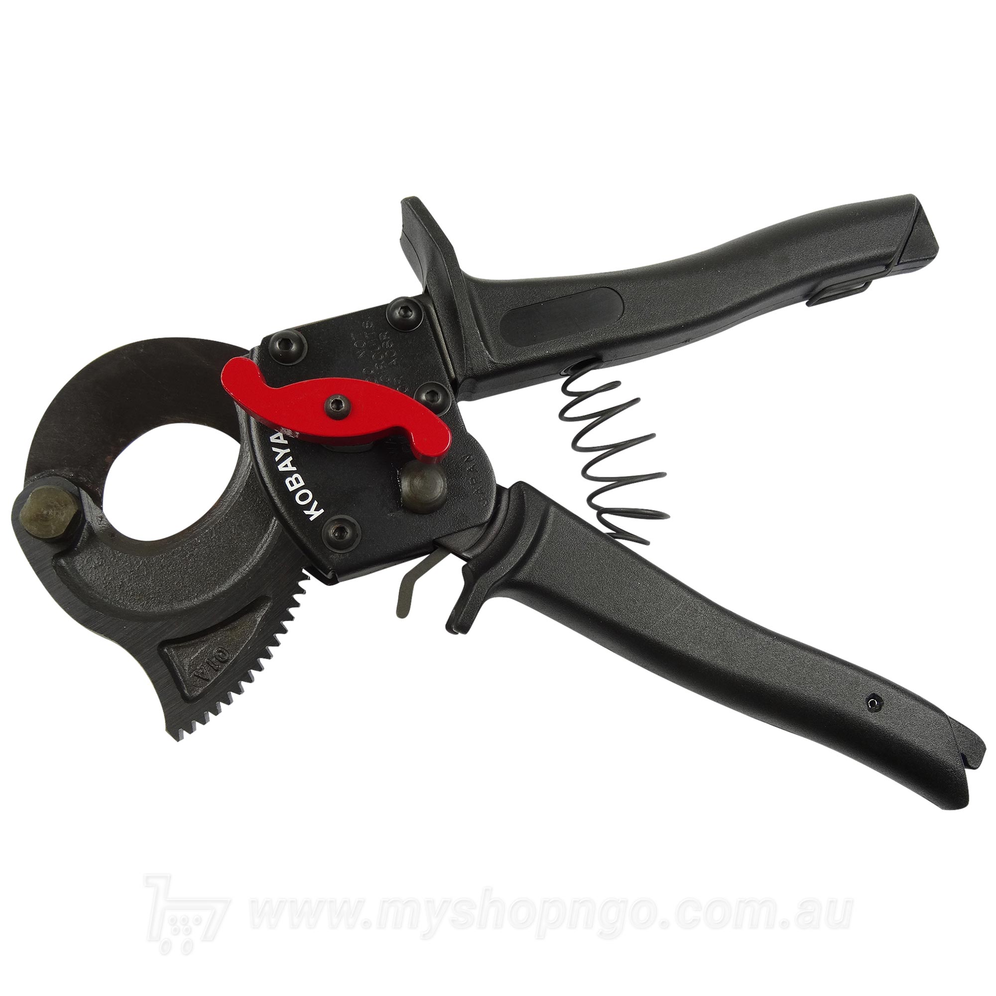 Parrot-beak cable cutter, hand-operated, for AL & CU cables up to 70mm2