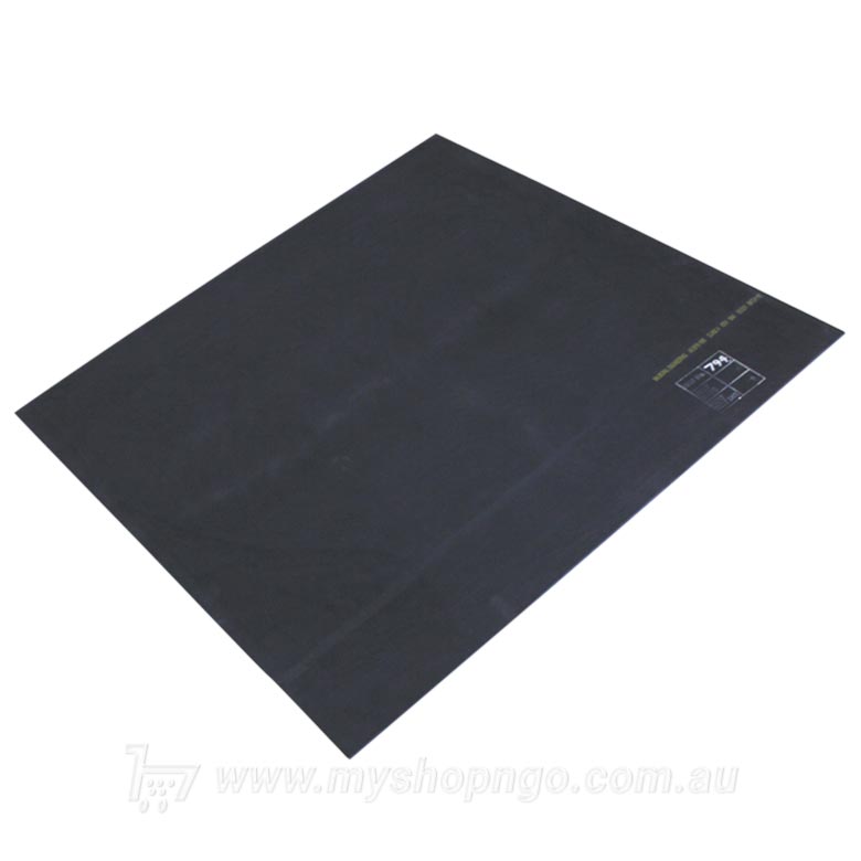 Safety mat, black EDPM rubber, 1m x 1m x6mm, Class 3 26.5kV