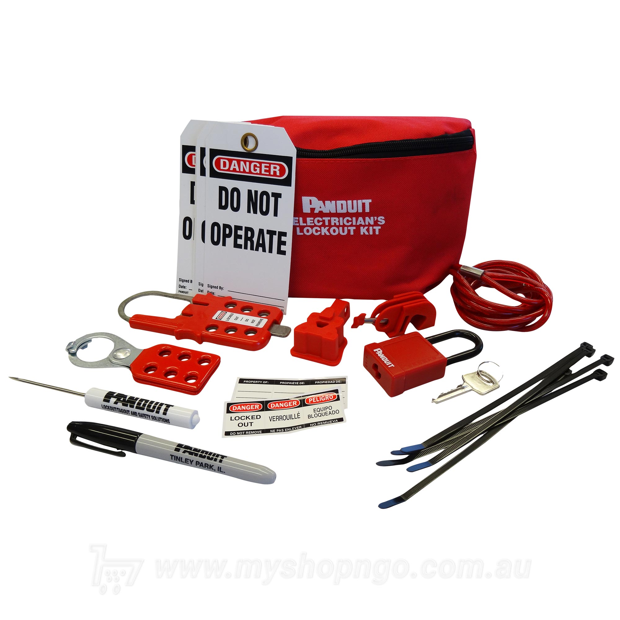 Electrician Lockout Kit PSL-PK-EA-AUS | Electrical Wholesale