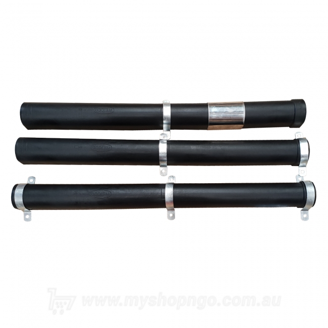 Plastic pole cover/guard to protect cables on power poles