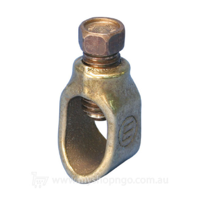 13-15mm earth rod clamp, cable 16-120mm, single conductor - parallel