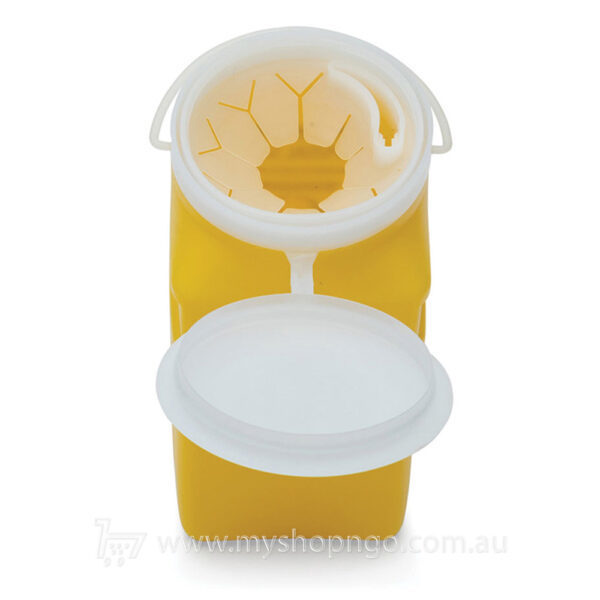 Sharps container - 1.4L rectangle - keep on site or in your truck