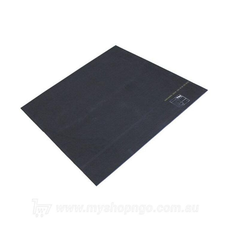Safety mat, black EDPM rubber, 1m x 1m x6mm, Class 3 26.5kV