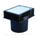 Earth rod inspection pit, plastic PIT-03, with lockable lid