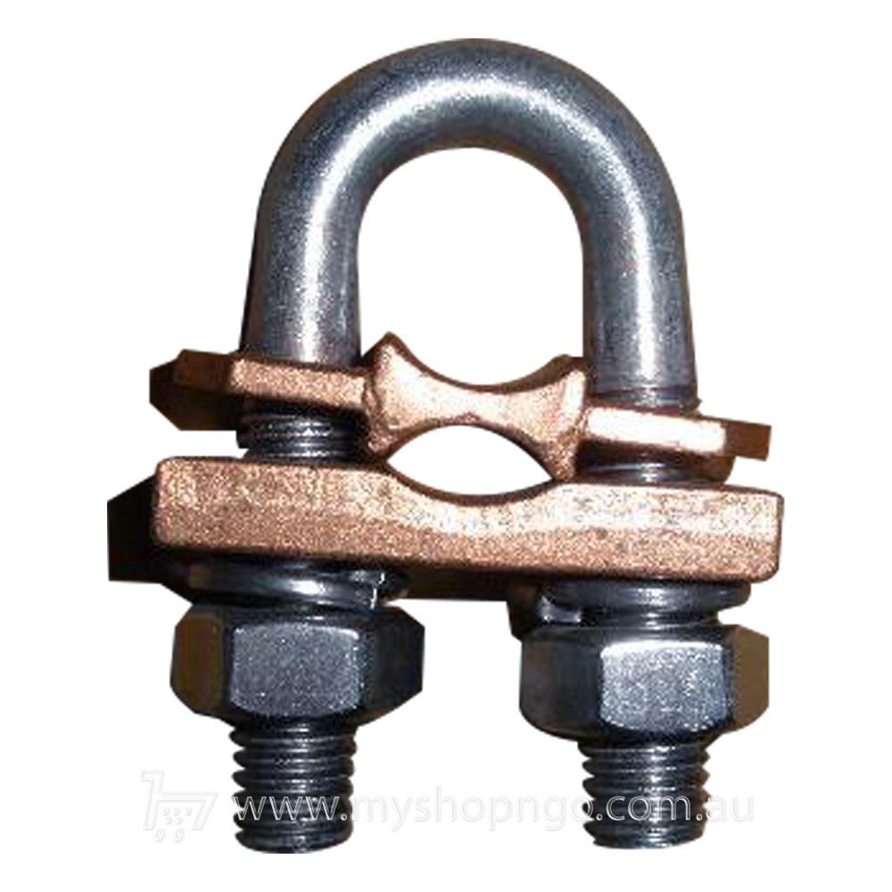 13-15mm earth rod clamp, cable 16-120mm, single conductor - parallel