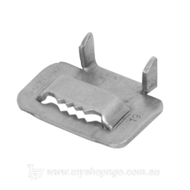 16mm stainless steel buckle - used with banding/strapping on reel