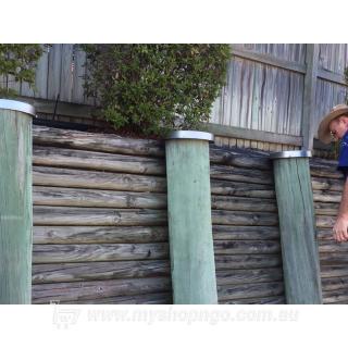 Galvanised Steel Pole Cap - Various Sizes | Electrical Wholesale