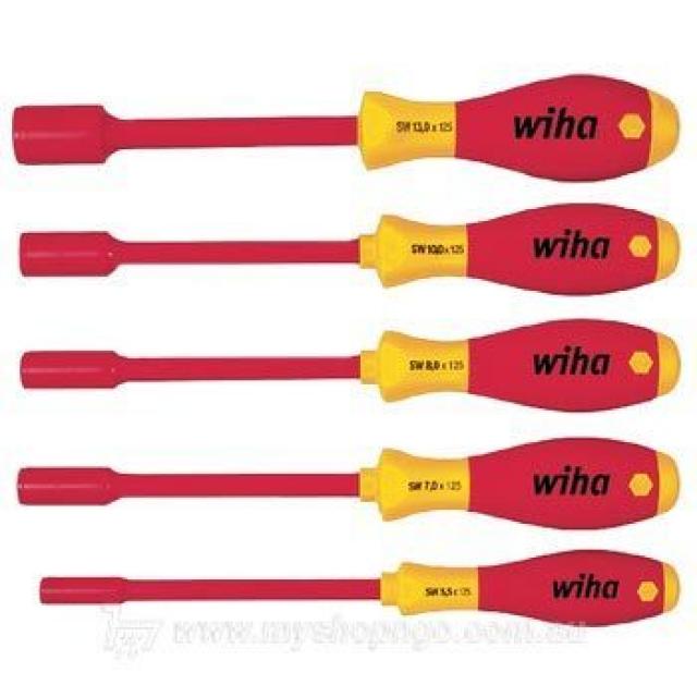 Wiha 1000V 5 Piece Hex Nut Driver Set 322 K5 (29466)