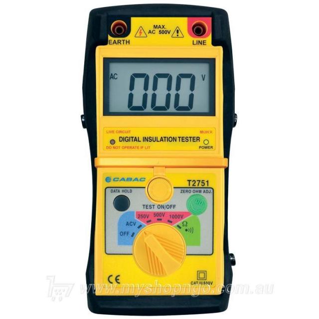 Digital Insulation Tester T2751 | Electrical Wholesale