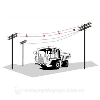 Rotamarka™ mini 3D power line warning marker | Electrical Wholesale